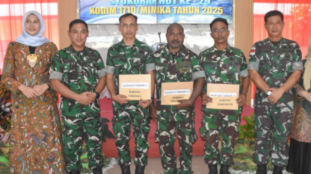 Rayakan HUT ke-29, Kodim 1710/Mimika Gelar Syukuran Sederhana - Jurnal ...